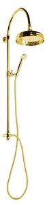 Mjedeni set za tuš kabinu u zlatnoj boji s termostatskim ventilom s ...