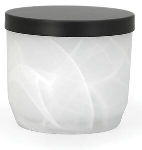 Svijetlo ružičasti stakleni kupaonski organizator za pamučne vatice ...