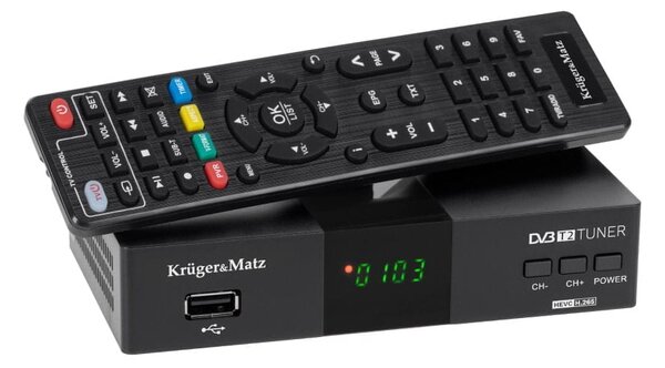 Univerzalni TV dekoder DVB-T2 prijemnik H.265 HEVC USB + daljinska ...