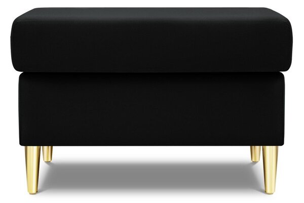 Crni baršunast tabure Kyoto – Cosmopolitan Design | FAVI.hr