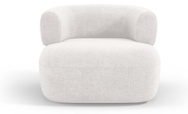Bijela fotelja od bouclé tkanine Jenny – Micadoni Home | FAVI.hr