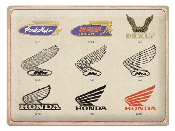 Metalni znak Honda Logo Evolution, (40 x 30 cm) | FAVI.hr