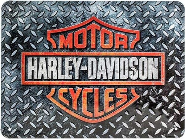 Metalni znak Harley-Davidson - Diamond Plate | FAVI.hr