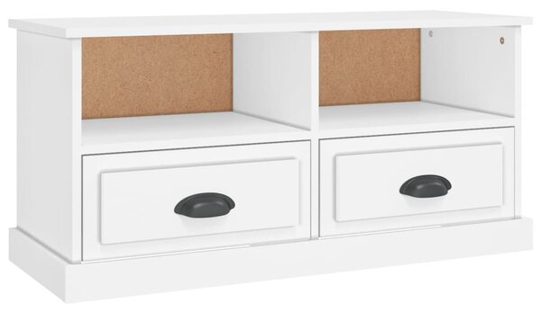 TV ormarić bijeli 93 x 35,5 x 45 cm od konstruiranog drva | FAVI.hr