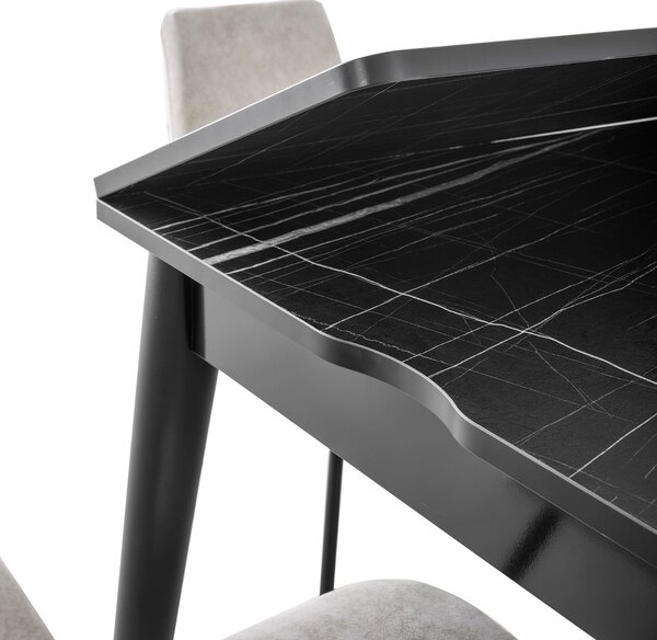 Zondo.hr Blagovaonski stol na razvlačenje Totento (crna). Akcija -31% ...