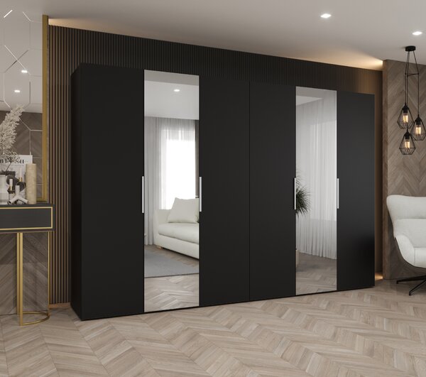 Zondo.hr Ormar za garderobu 300 cm Mirabella 2 (crna + kašmir). Akcija ...