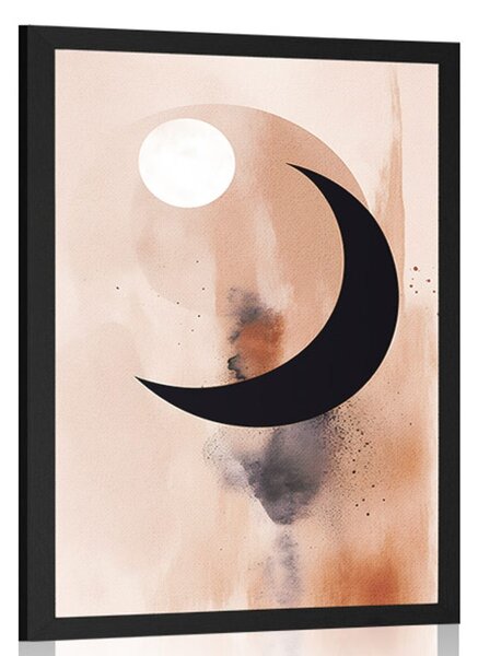 Plakat apstraktni oblici dan i noć | FAVI.hr