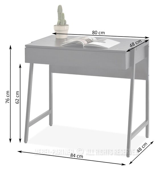 Zondo.hr PC stol Norsinimo (bijela + zlatna). 1135606 | FAVI.hr