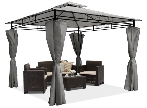 Ibiza vrtni paviljon 3x3 m antracit Garden Point | FAVI.hr