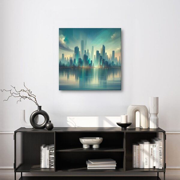 Slika odraz grada na površini vode | FAVI.hr