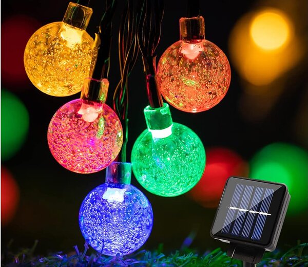 Led rgb 40 vanjski solarni ukrasni vijenac 8 funkcija | FAVI.hr