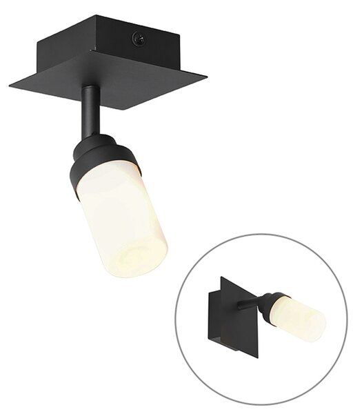 Moderno kupaonsko reflektorsko svjetlo crno IP44 - Japie | FAVI.hr