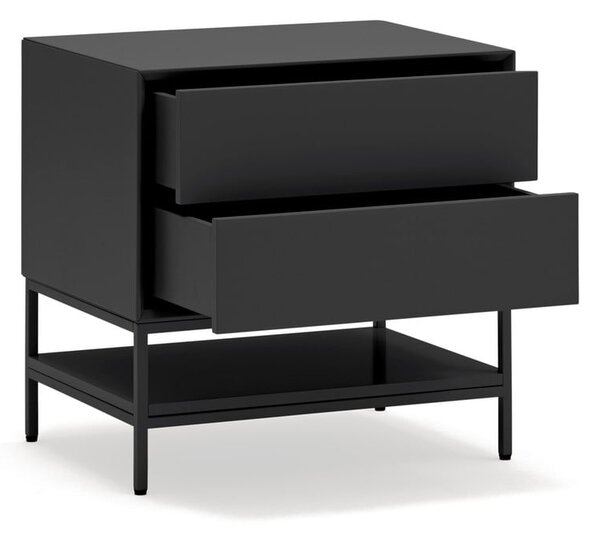 Crni noćni ormarić Platt – Teulat | FAVI.hr