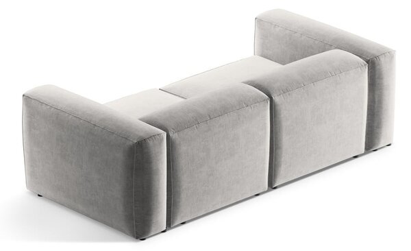 Svijetlo siva sofa 224 cm Bergamo – Cosmopolitan Design | FAVI.hr