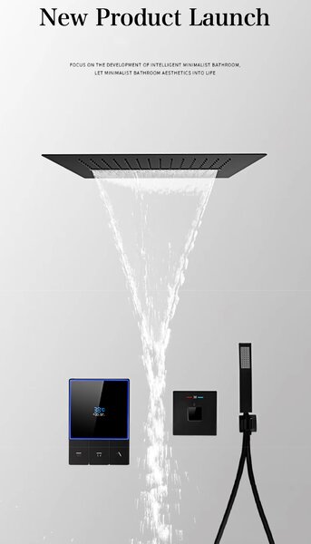 BCS1721 ELITE EDITION - Moderan luksuzni ugradbeni tuš sustav za vašu ...