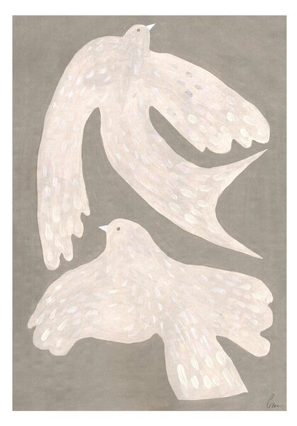 Plakat 30x40 cm Two Birds – Clara Schicketanz – The Poster Club | FAVI.hr