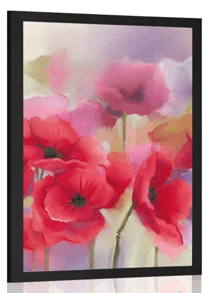 Plakat divni nacrtani makovi | FAVI.hr