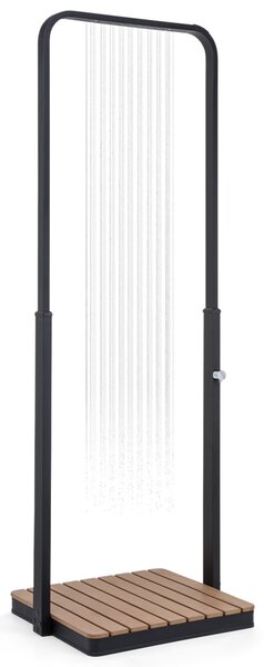 Blumfeldt Sumatra Breeze, SQ, vrtni tuš, WPC, aluminij, 70x55, kvadrat ...